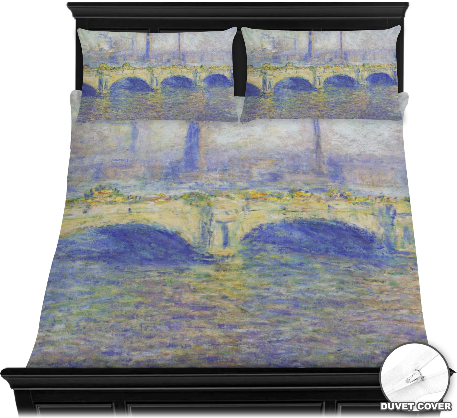 Waterloo Bridge by Claude Monet Duvet Cover Set - Full / Queen ...