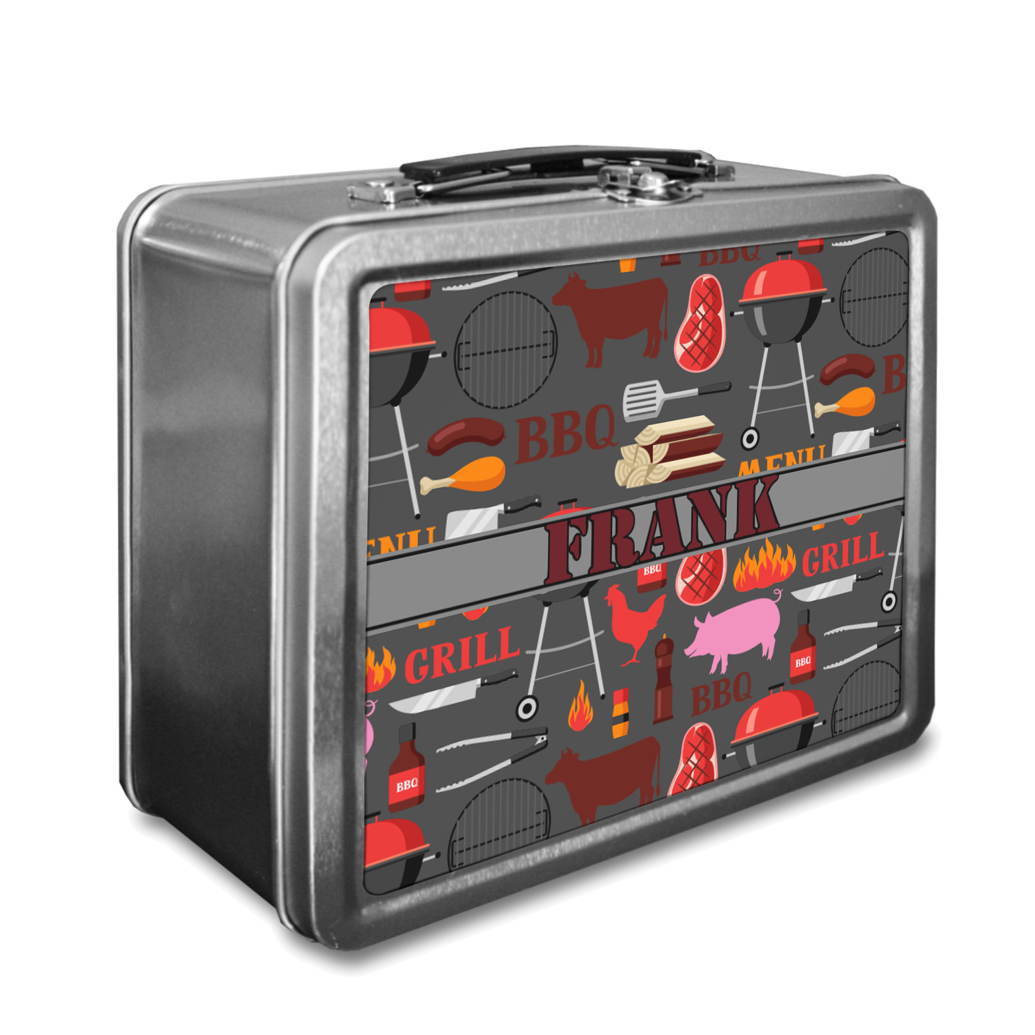 Custom Barbeque Lunch Box (Personalized) | YouCustomizeIt