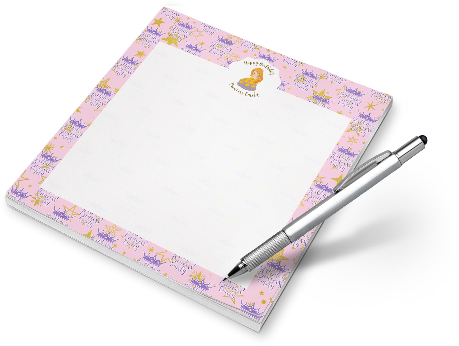 Custom Birthday Princess Notepad (Personalized) | YouCustomizeIt