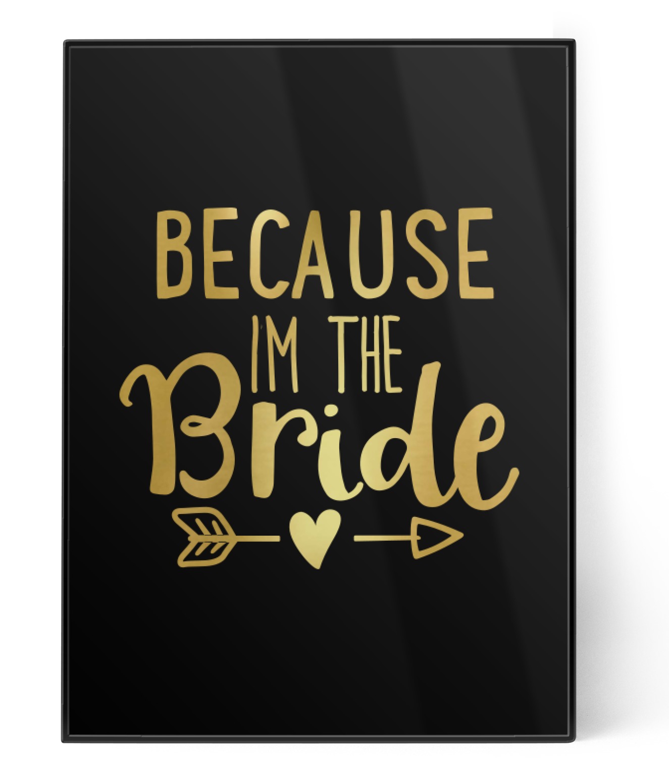 Bride / Wedding Quotes and Sayings Foil Print (Personalized ...