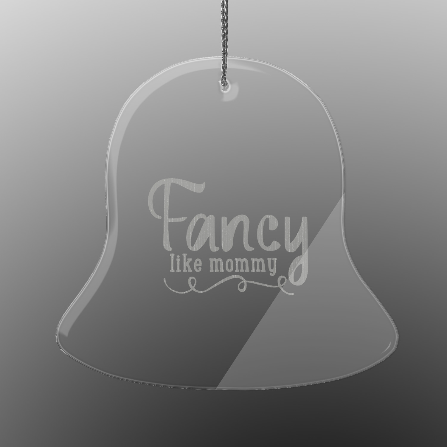 Mom Quotes and Sayings Engraved Glass Ornament - YouCustomizeIt