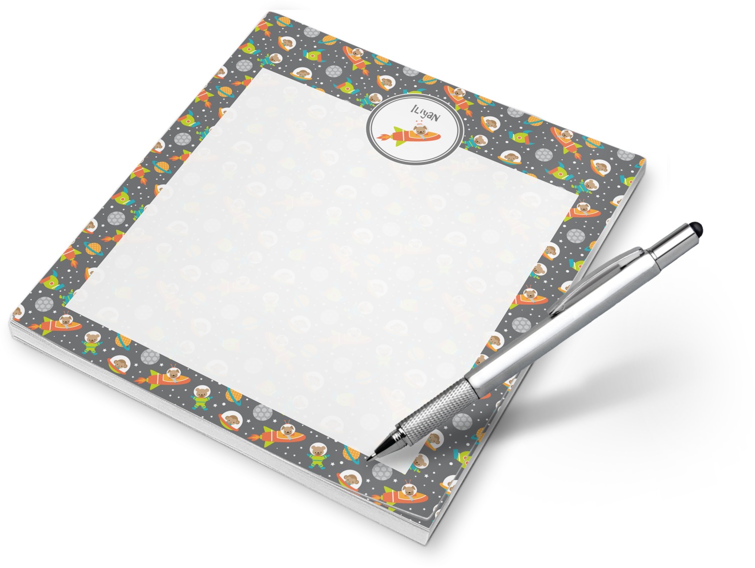 Custom Space Explorer Notepad (Personalized) | YouCustomizeIt