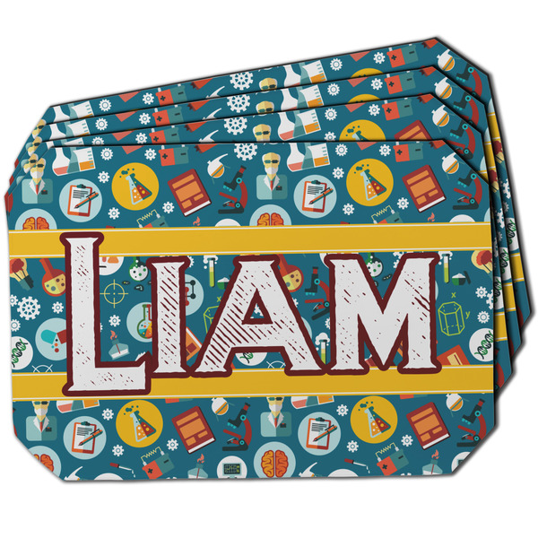 Custom Rocket Science Dining Table Mat - Octagon w/ Name or Text ...