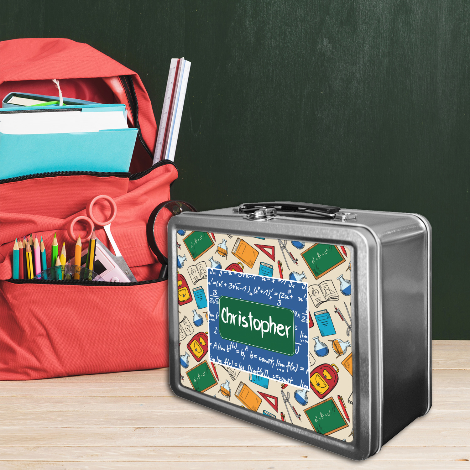 Custom Math Lesson Lunch Box (Personalized) | YouCustomizeIt