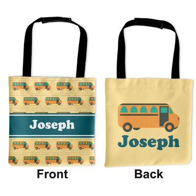 Custom School Bus Auto Back Seat Organizer Bag (Personalized ...