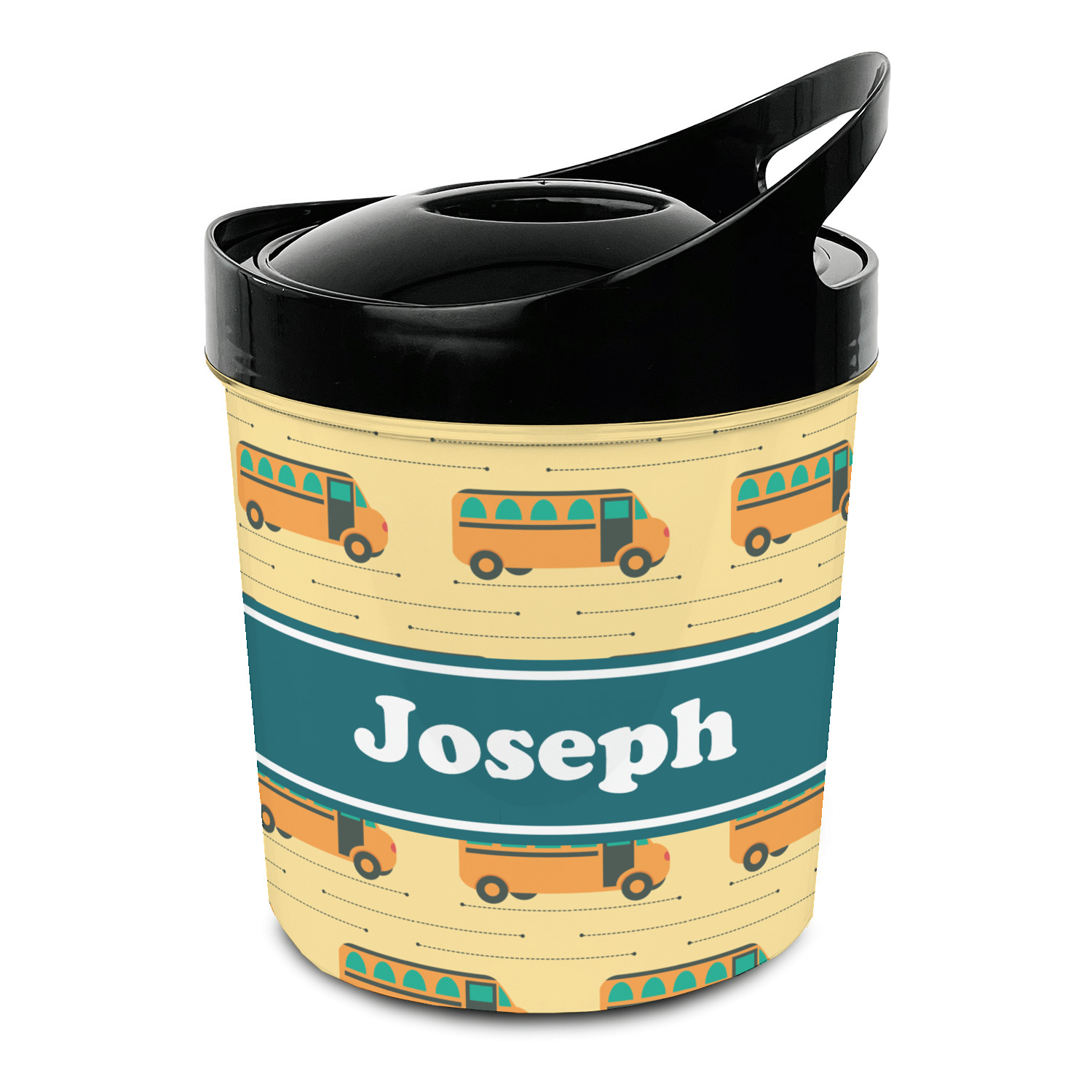 School Bus Plastic Ice Bucket (Personalized) - YouCustomizeIt