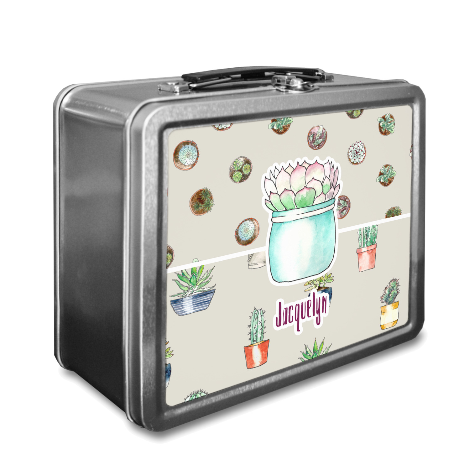 Custom Cactus Lunch Box (Personalized) | YouCustomizeIt