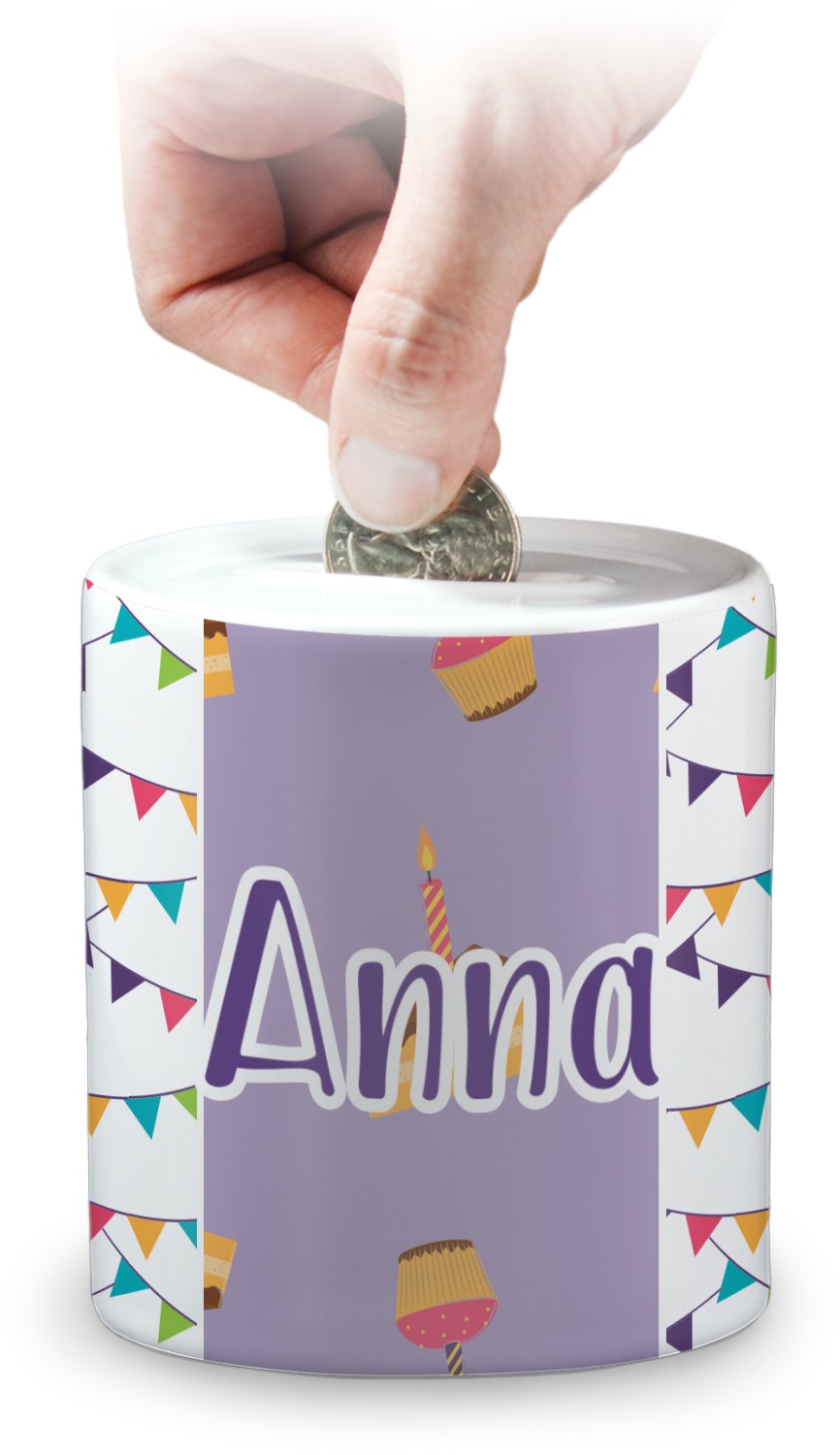 Happy Birthday Coin Bank (Personalized) - YouCustomizeIt