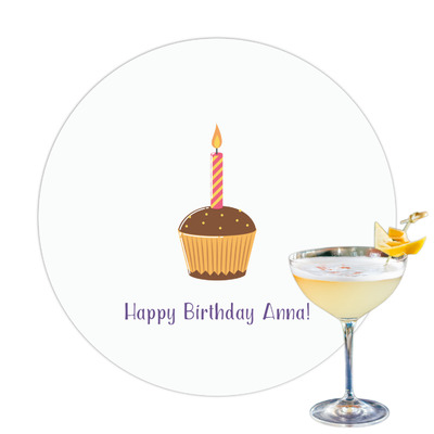 Custom Happy Birthday Printed Drink Topper (Personalized) | YouCustomizeIt