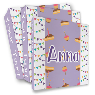 Happy Birthday 3 Ring Binder - Full Wrap (Personalized) - YouCustomizeIt