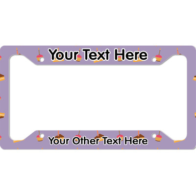 Happy Birthday License Plate Frame (Personalized) - YouCustomizeIt