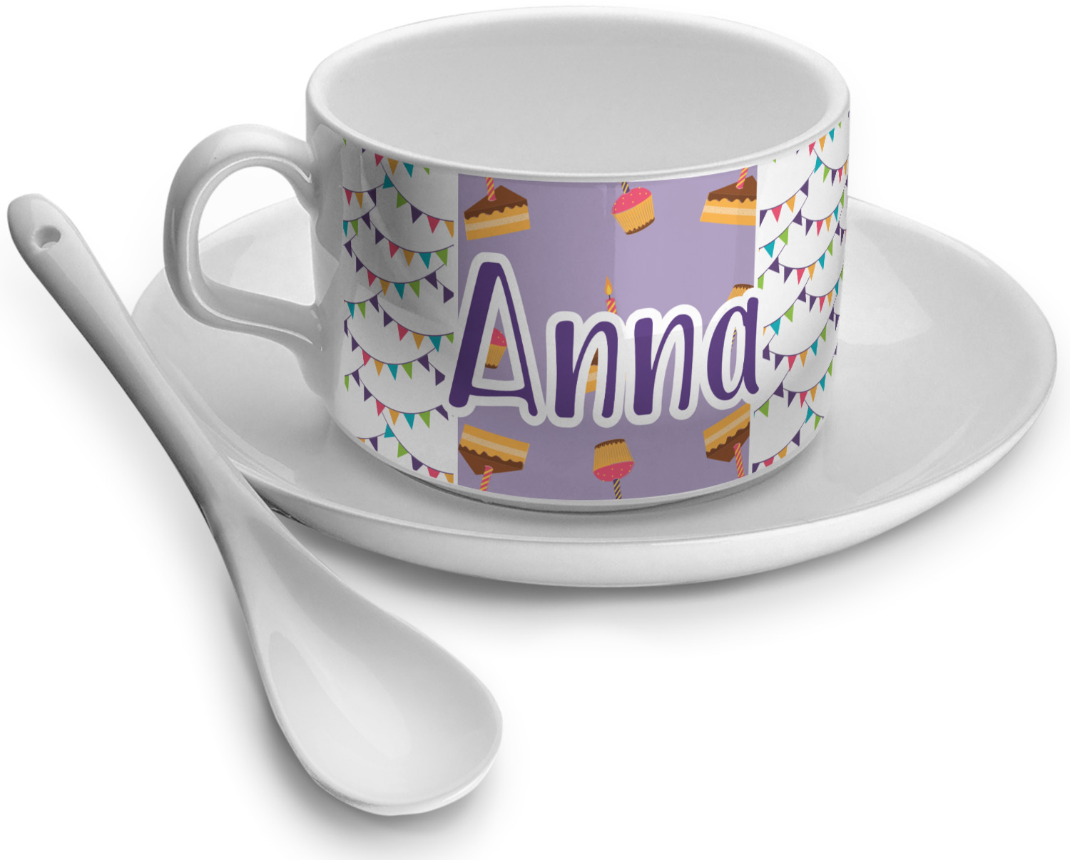 Happy Birthday Tea Cup - Single (Personalized) - YouCustomizeIt