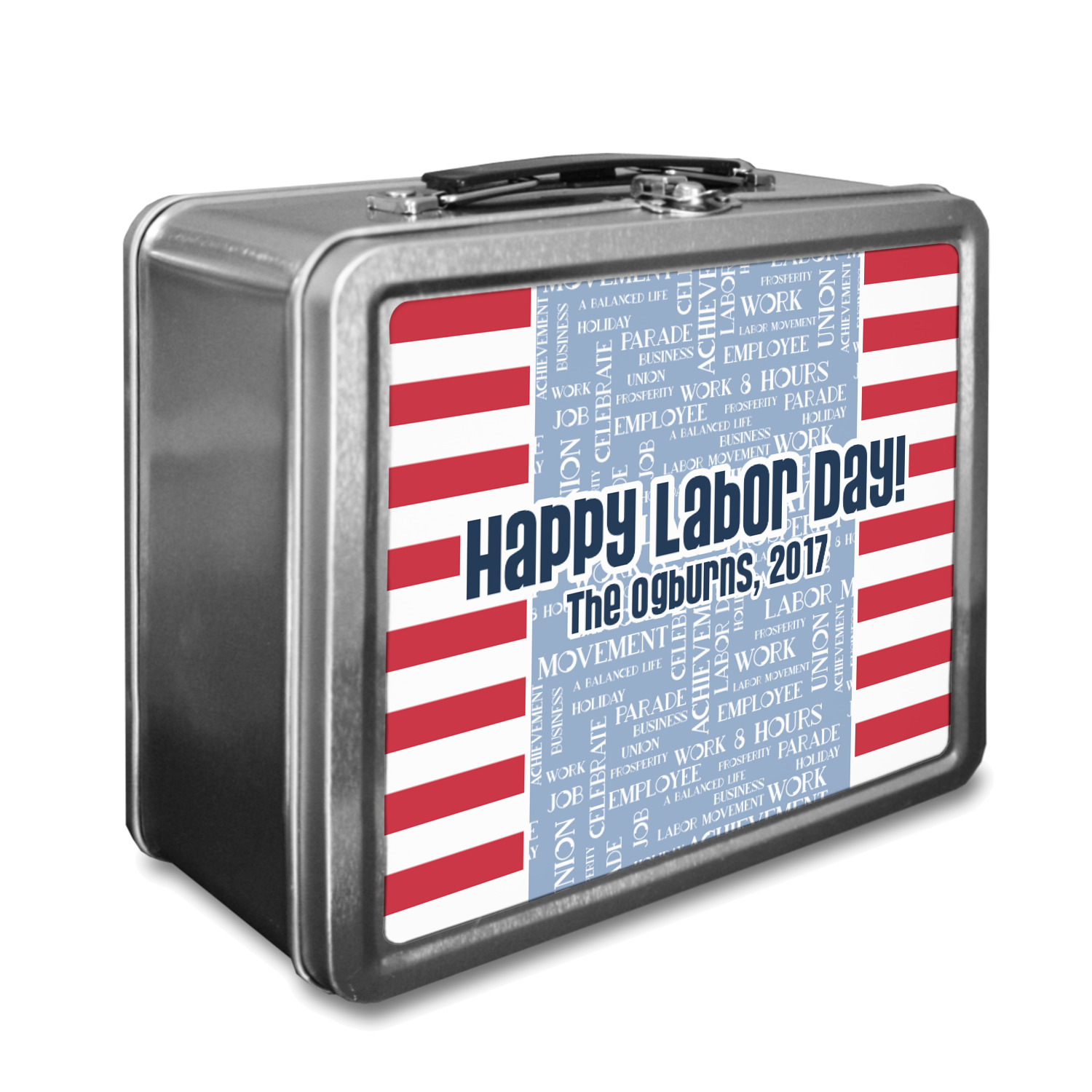 Labor Day Lunch Box (Personalized) - YouCustomizeIt