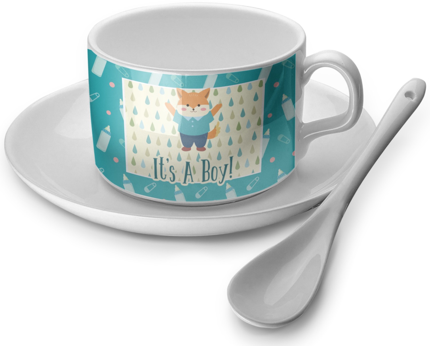 Baby Shower Tea Cup - Single (Personalized) - YouCustomizeIt