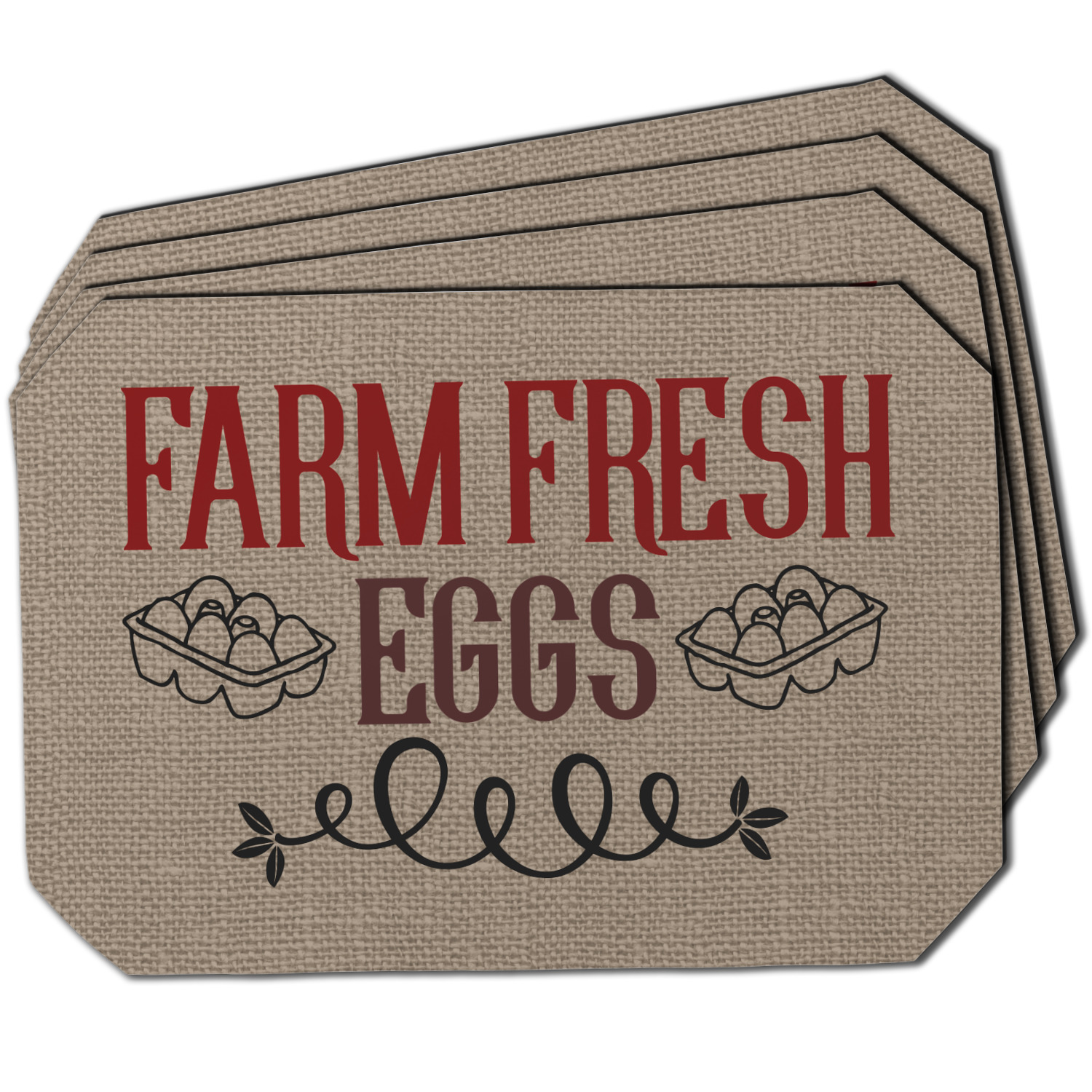 Custom Farm Quotes Dining Table Mat - Octagon | YouCustomizeIt