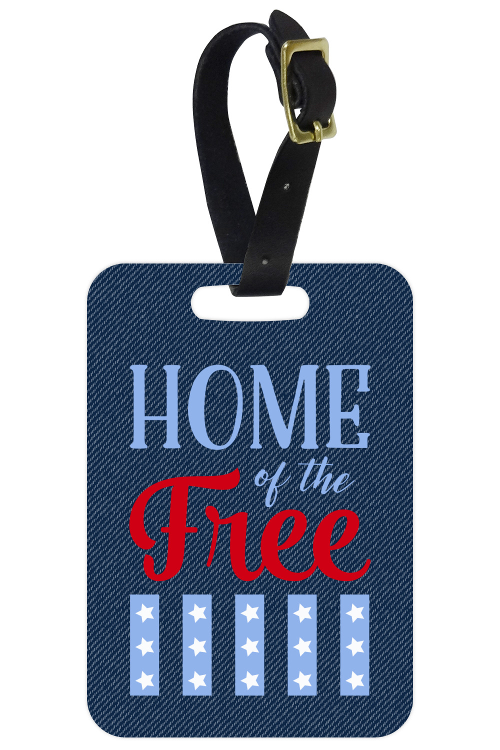 American Quotes Metal Luggage Tag - YouCustomizeIt