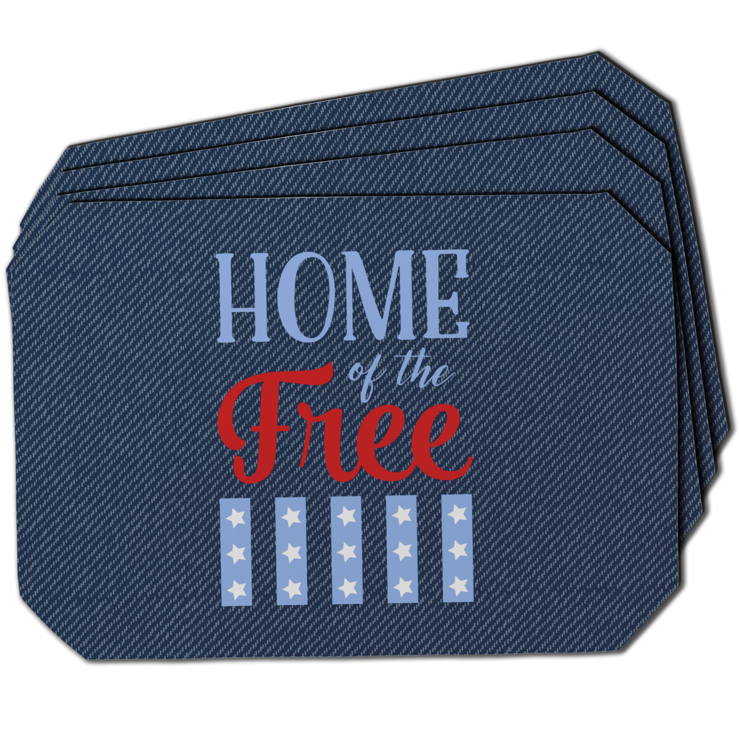 Custom American Quotes Dining Table Mat - Octagon | YouCustomizeIt