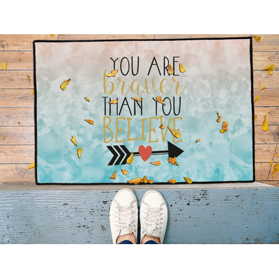 Inspirational Quotes Door Mat - YouCustomizeIt