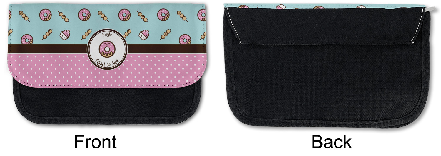 Custom Donuts Canvas Pencil Case w/ Name or Text | YouCustomizeIt