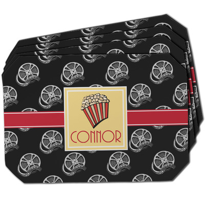 Custom Movie Theater Dining Table Mat - Octagon w/ Name or Text ...