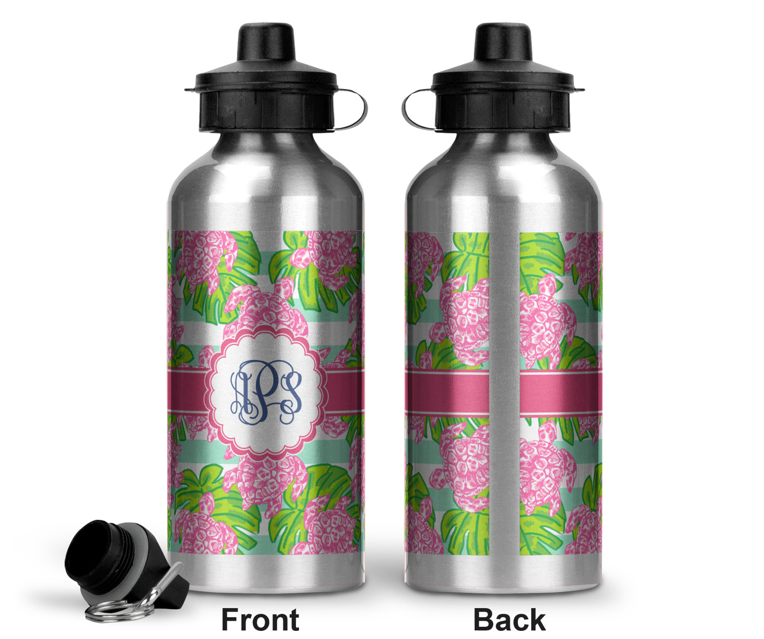 Preppy Water Bottle - Aluminum - 20 oz (Personalized) - YouCustomizeIt