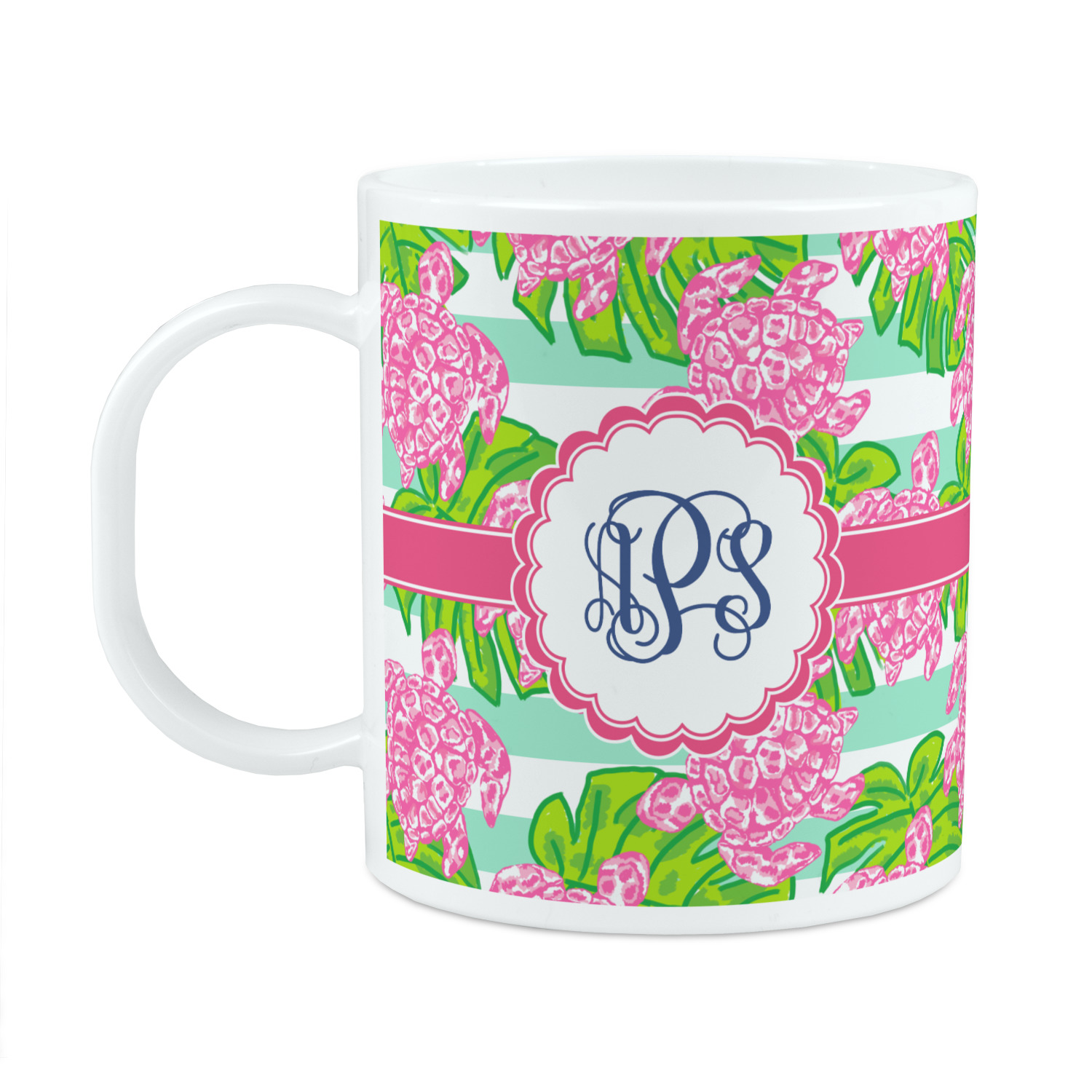 Preppy Plastic Kids Mug (Personalized) - YouCustomizeIt