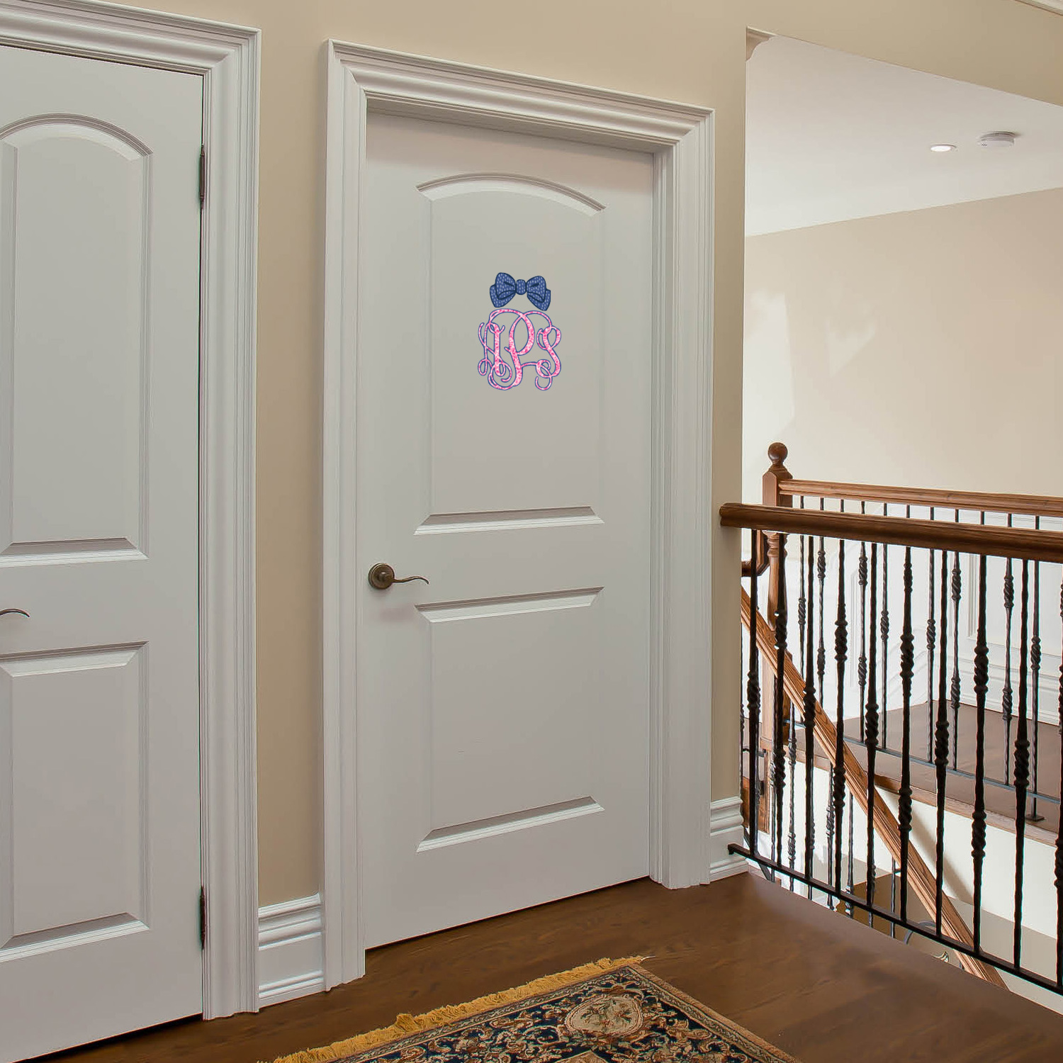 Custom Preppy Monogram Decal - Custom Sizes (Personalized) | YouCustomizeIt