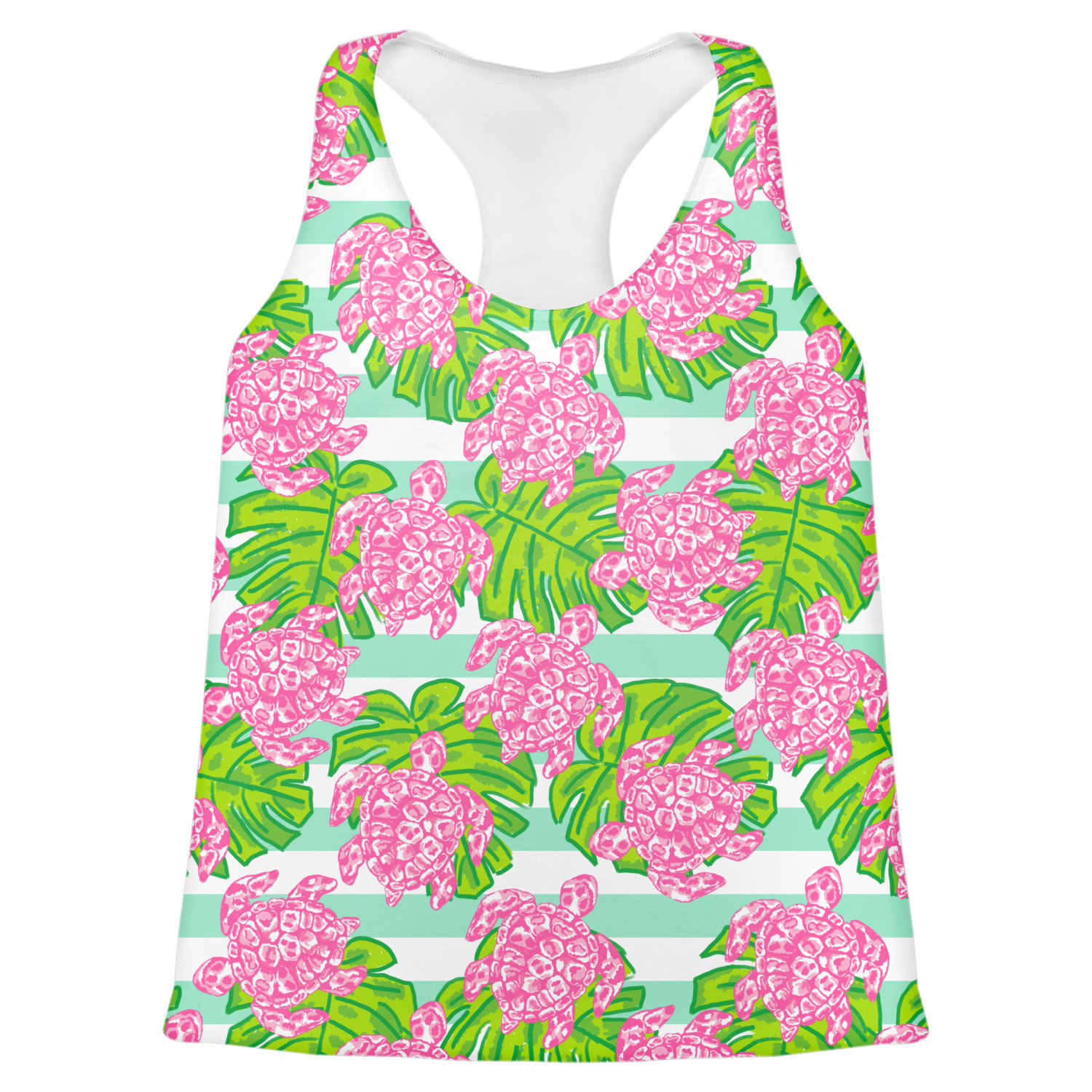 Preppy Womens Racerback Tank Top - Medium (Personalized) - YouCustomizeIt