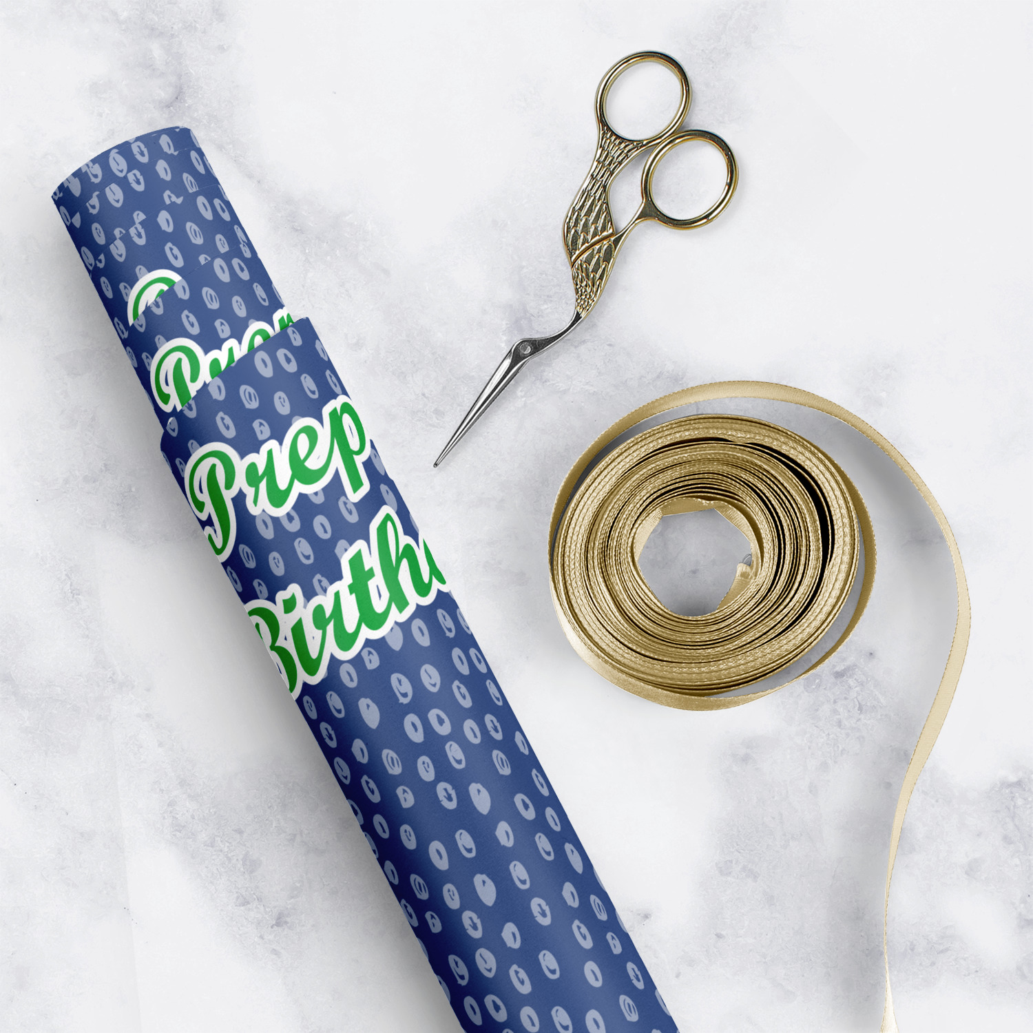 Preppy Wrapping Paper (Personalized) - YouCustomizeIt