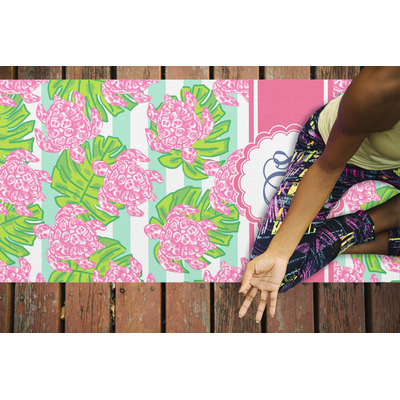 Preppy Yoga Mat (Personalized) - YouCustomizeIt