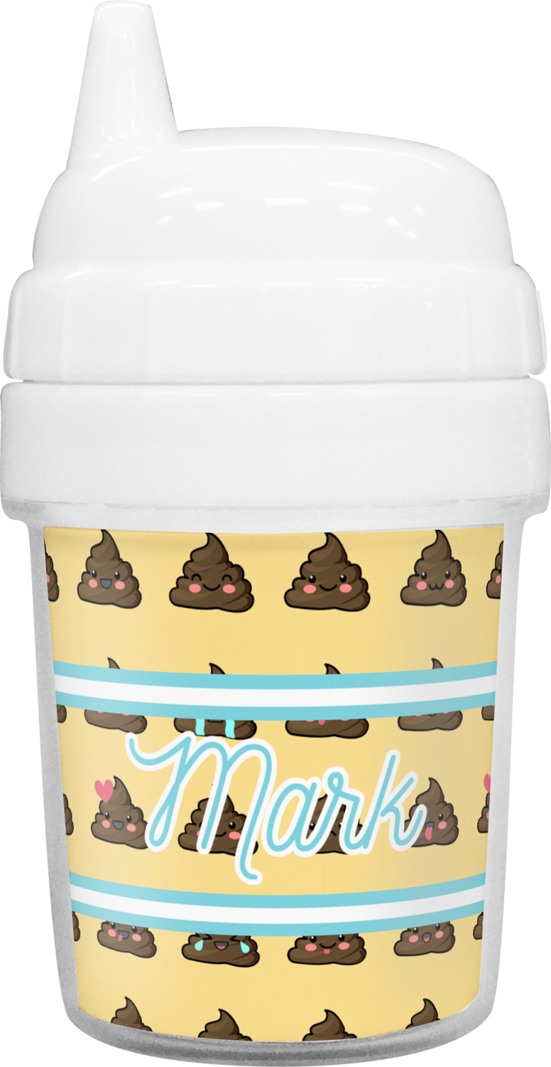 Poop Emoji Baby Sippy Cup (Personalized) - YouCustomizeIt