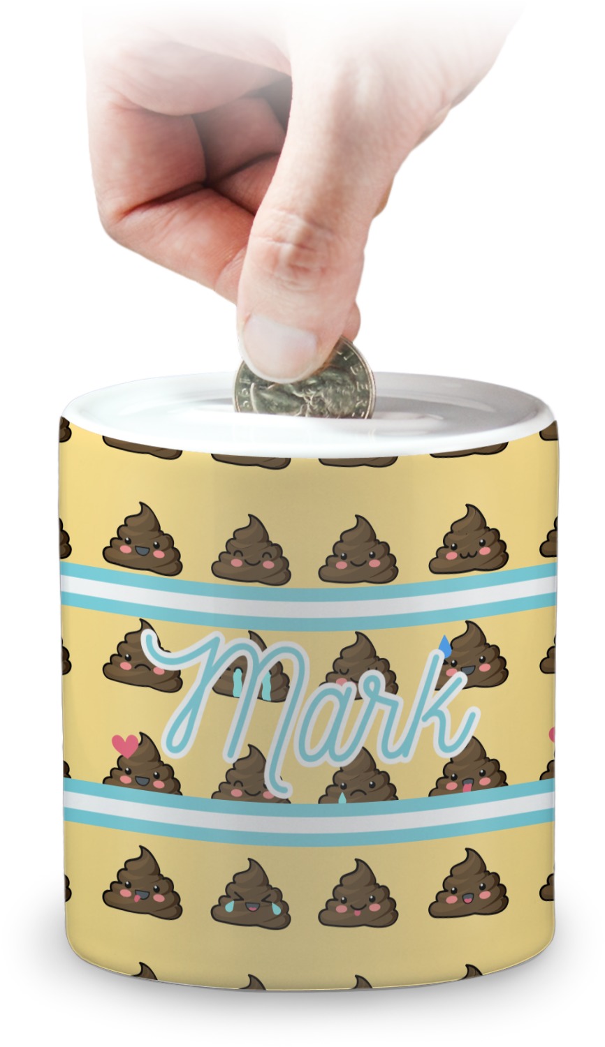 Poop Emoji Coin Bank (Personalized) - YouCustomizeIt