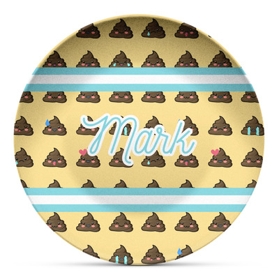 Poop Emoji Microwave Safe Plastic Plate - Composite Polymer ...