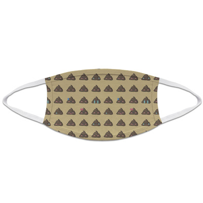 Custom Poop Emoji Cloth Face Mask (T-Shirt Fabric) (Personalized ...