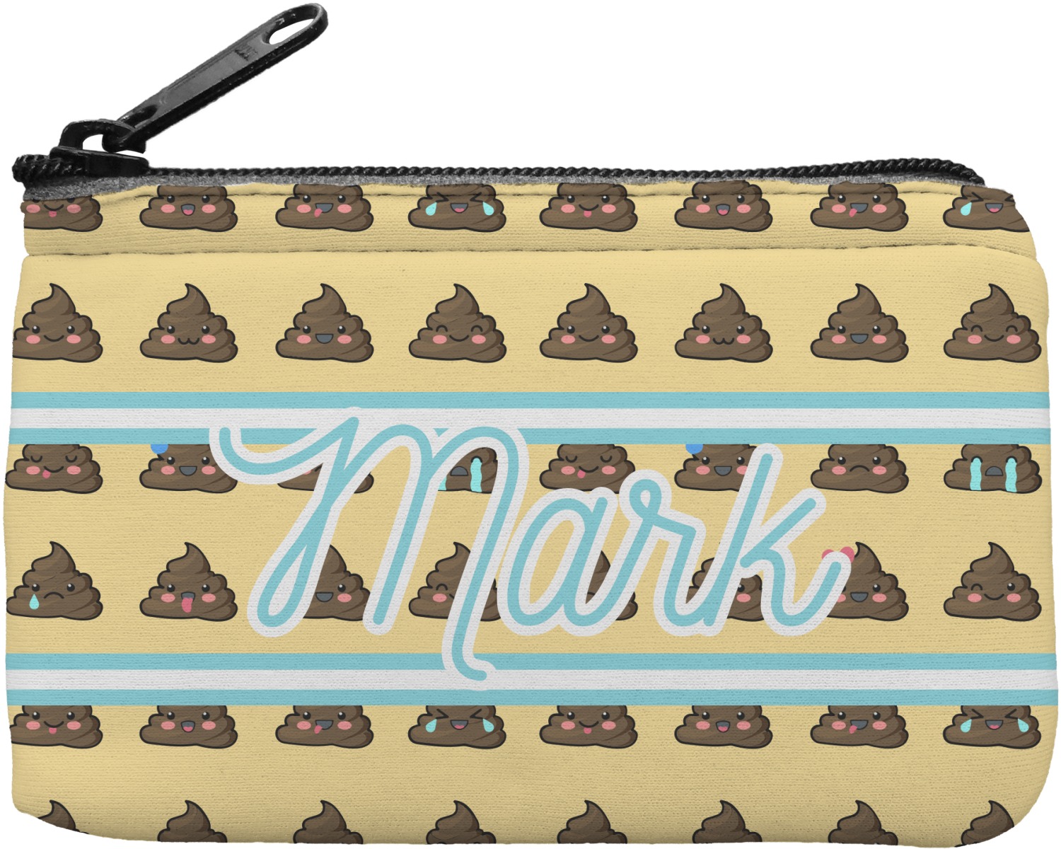 Poop Emoji Rectangular Coin Purse (Personalized) - YouCustomizeIt