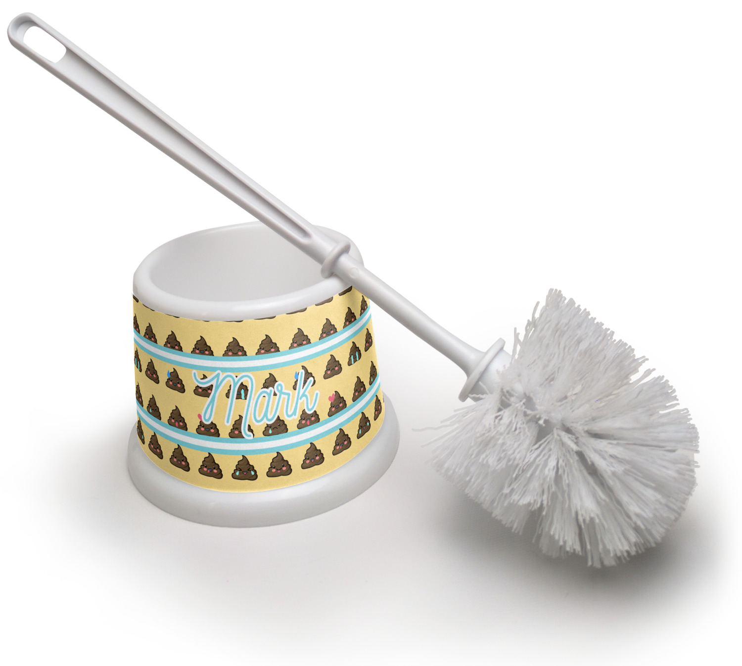 Poop Emoji Toilet Brush (Personalized) - YouCustomizeIt