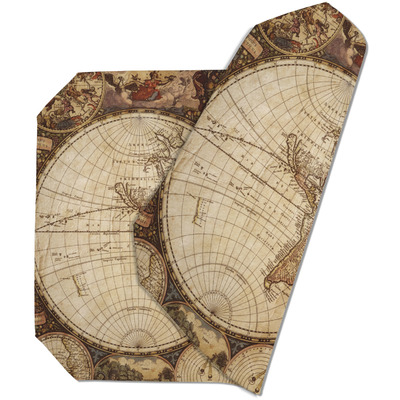 Vintage World Map Dining Table Mat - Octagon - YouCustomizeIt