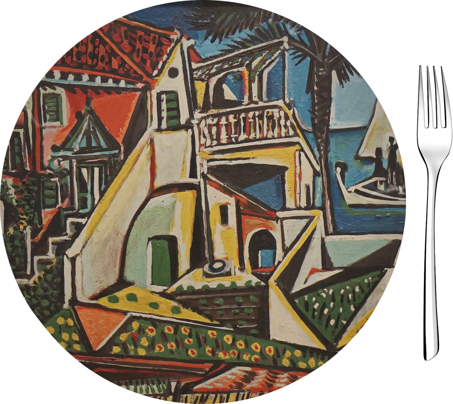 Mediterranean Landscape by Pablo Picasso Glass Appetizer / Dessert ...
