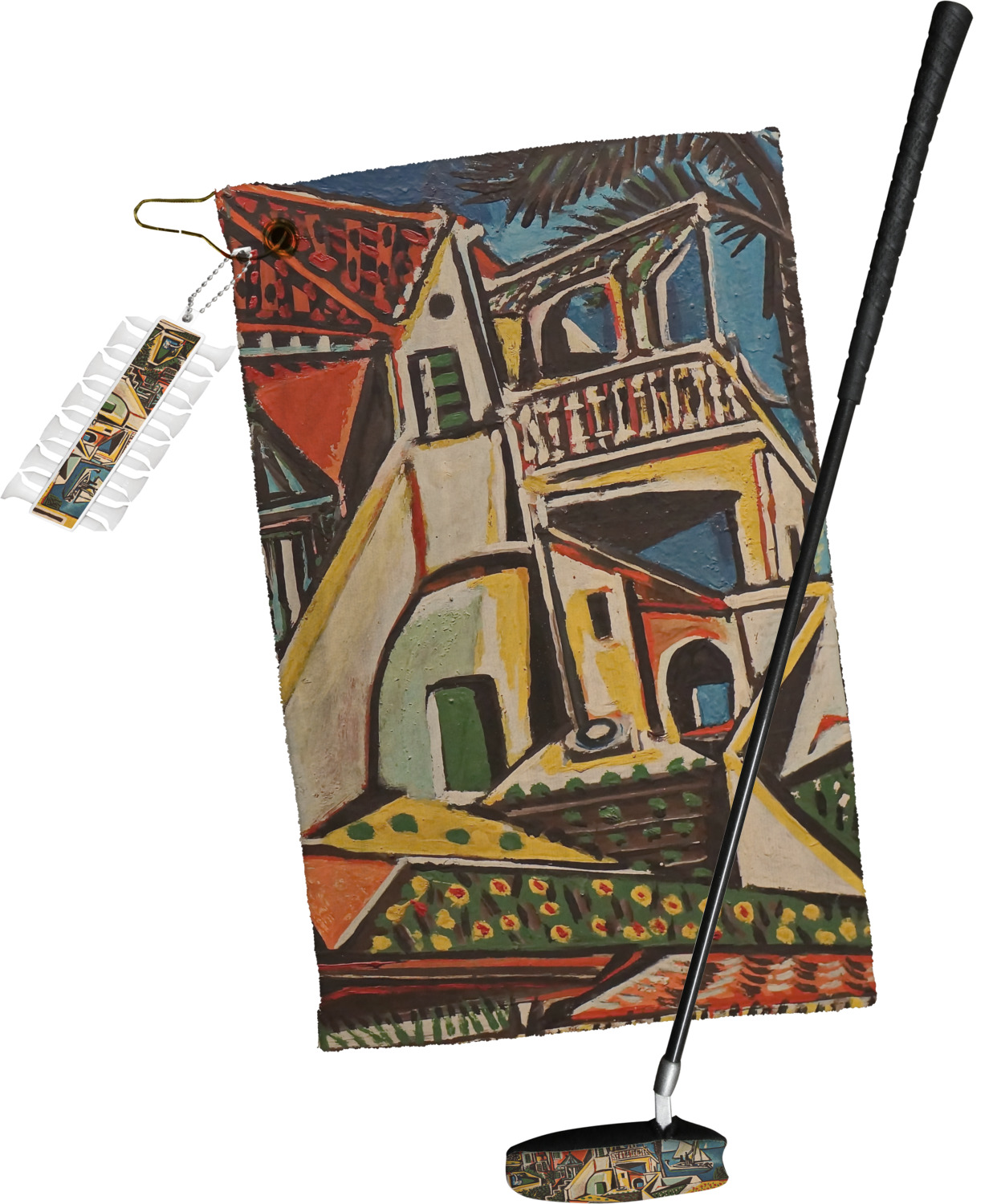 Mediterranean Landscape by Pablo Picasso Golf Towel Gift Set ...