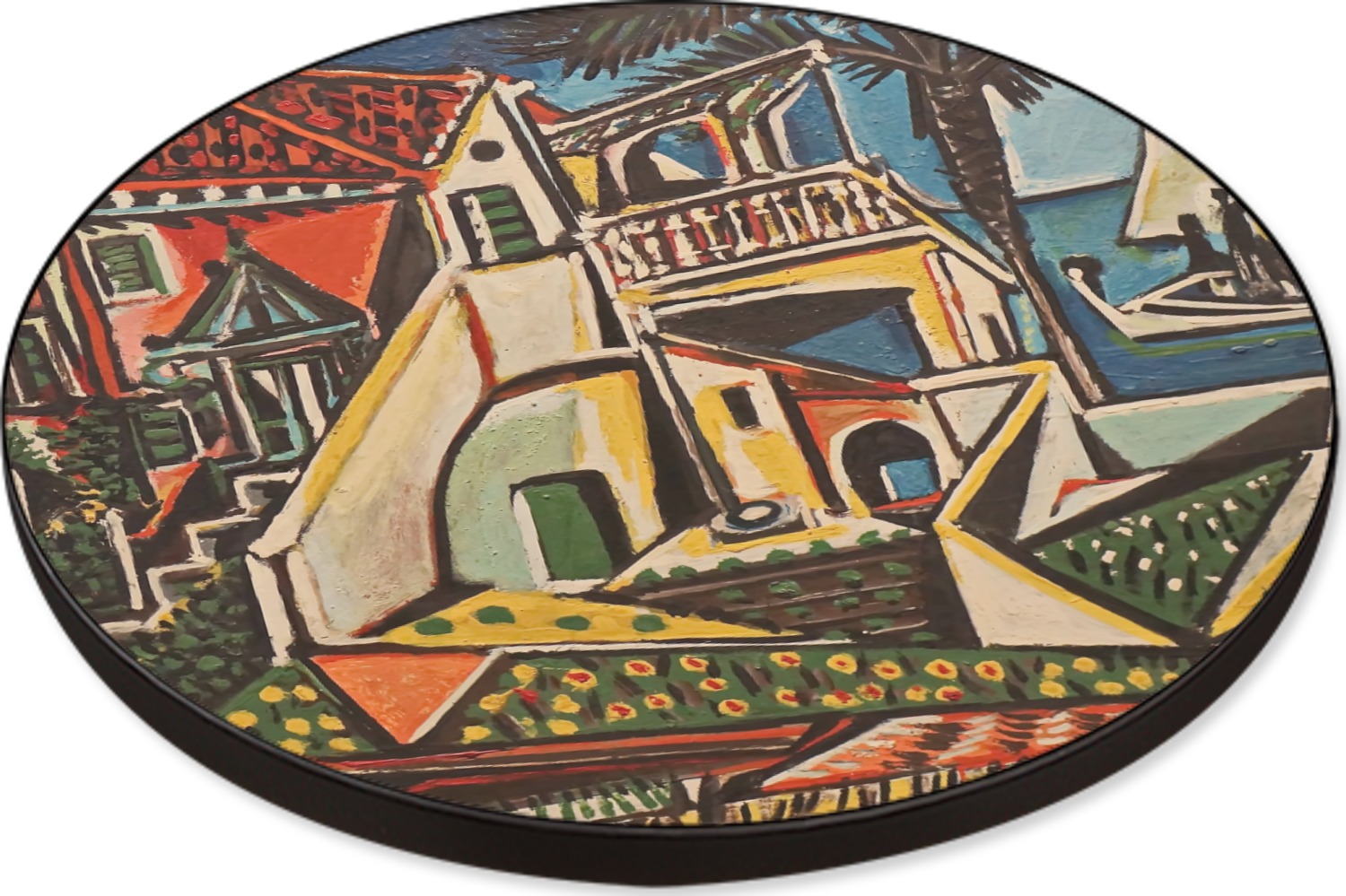Mediterranean Landscape by Pablo Picasso Round Table - 24" - YouCustomizeIt