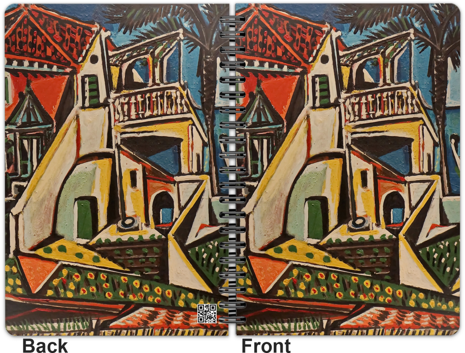 Mediterranean Landscape by Pablo Picasso Spiral Notebook - YouCustomizeIt