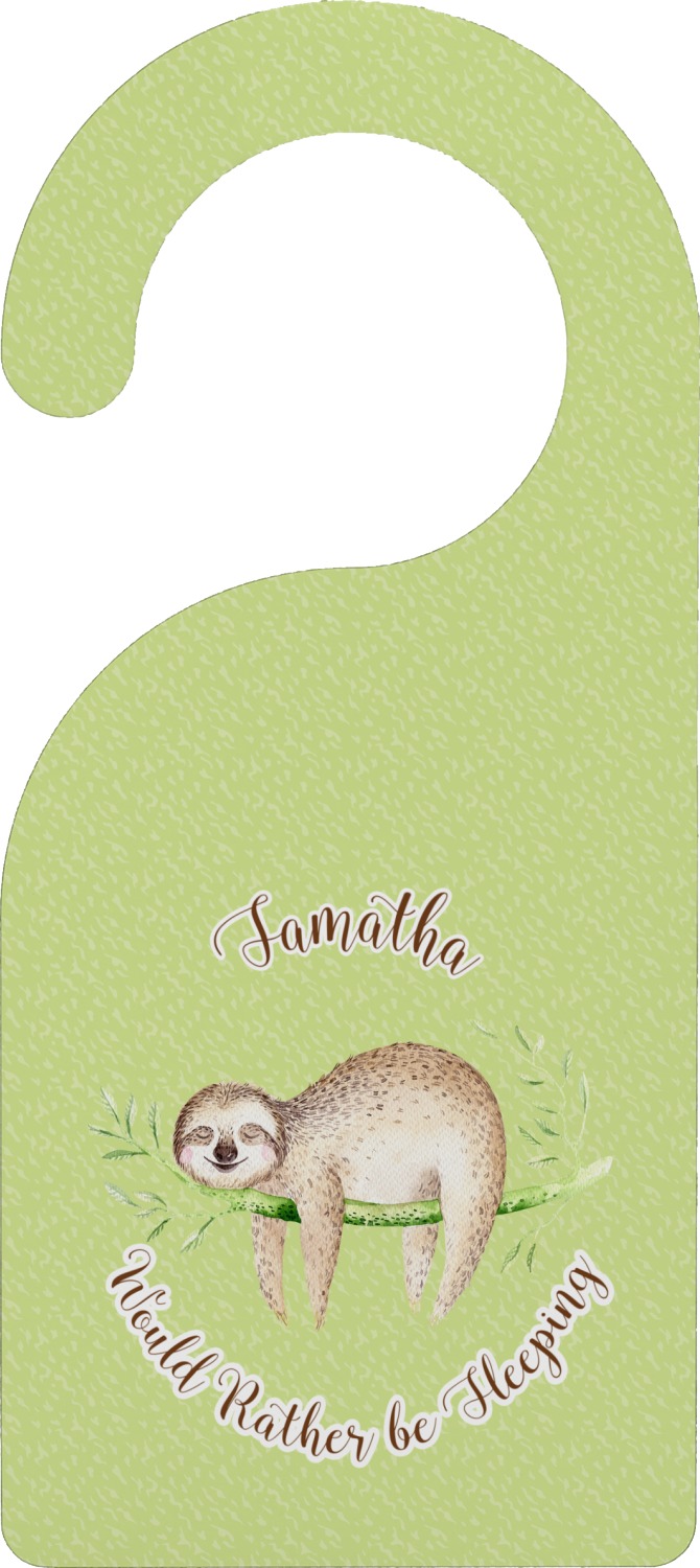 Sloth Door Hanger (Personalized) - YouCustomizeIt