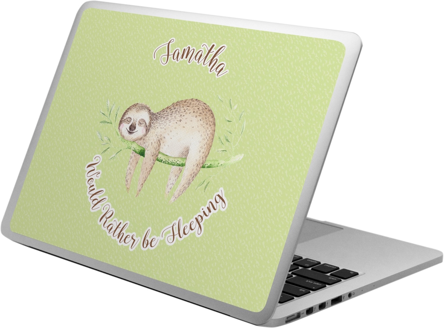Sloth Laptop Skin - Custom Sized (Personalized) - YouCustomizeIt