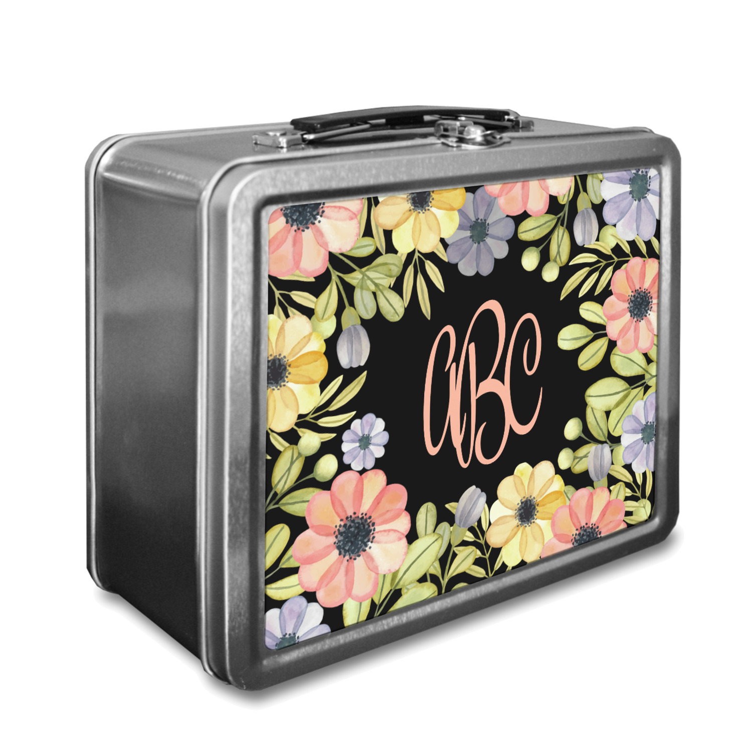 Custom Boho Floral Lunch Box (Personalized) | YouCustomizeIt