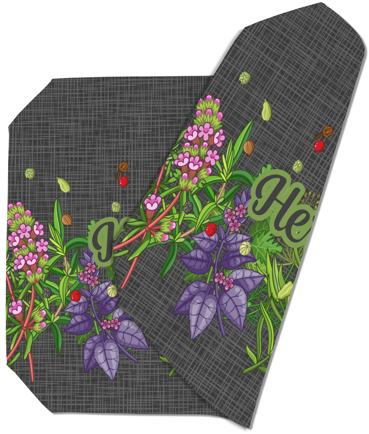 Custom Herbs & Spices Dining Table Mat - Octagon | YouCustomizeIt