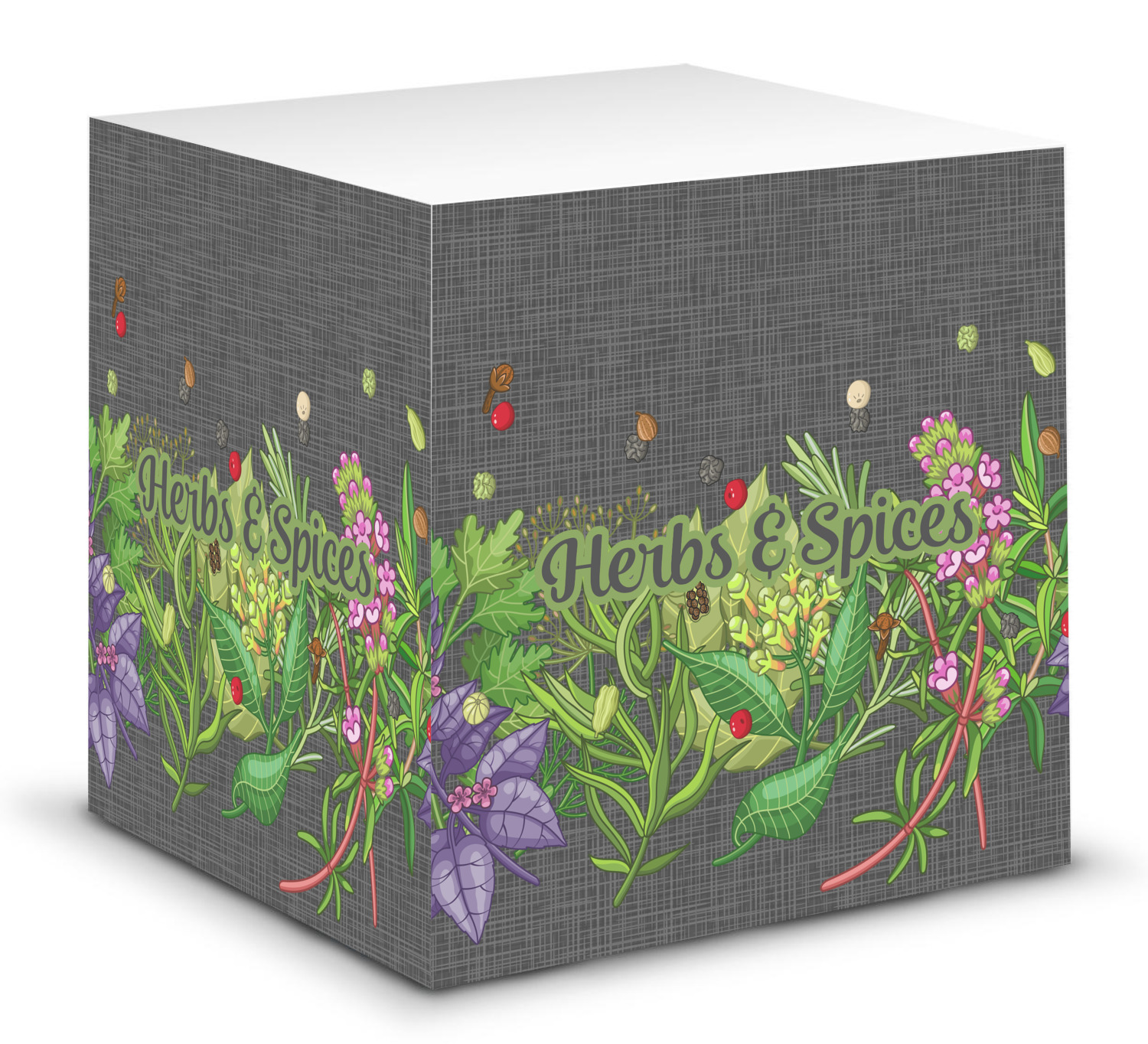 Custom Herbs & Spices Sticky Note Cube (Personalized) | YouCustomizeIt