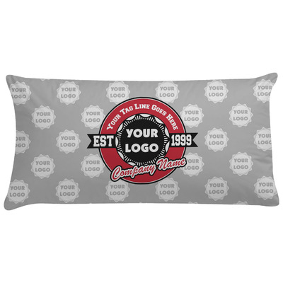 Custom Logo & Tag Line Pillow Case w/ Logos | YouCustomizeIt