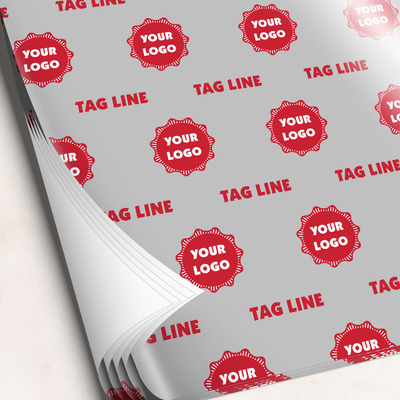 Logo & Tag Line Wrapping Paper (Personalized) - YouCustomizeIt
