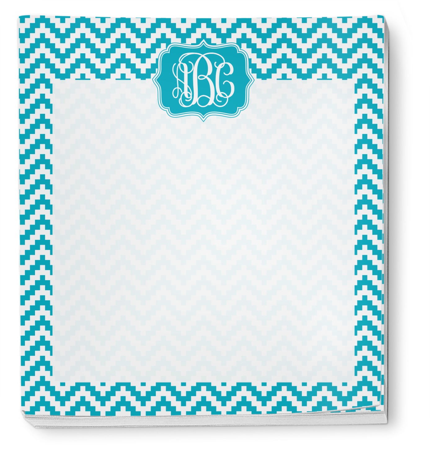 Custom Pixelated Chevron Notepad (Personalized) | YouCustomizeIt