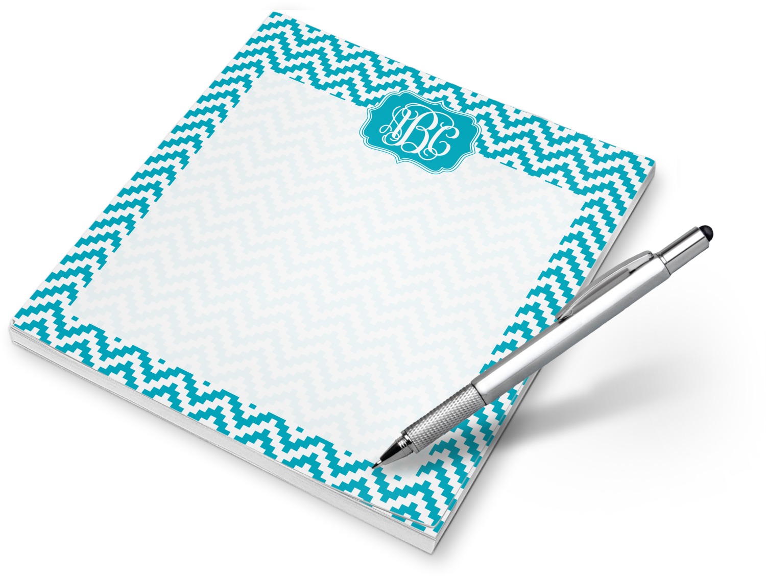 Custom Pixelated Chevron Notepad (Personalized) | YouCustomizeIt